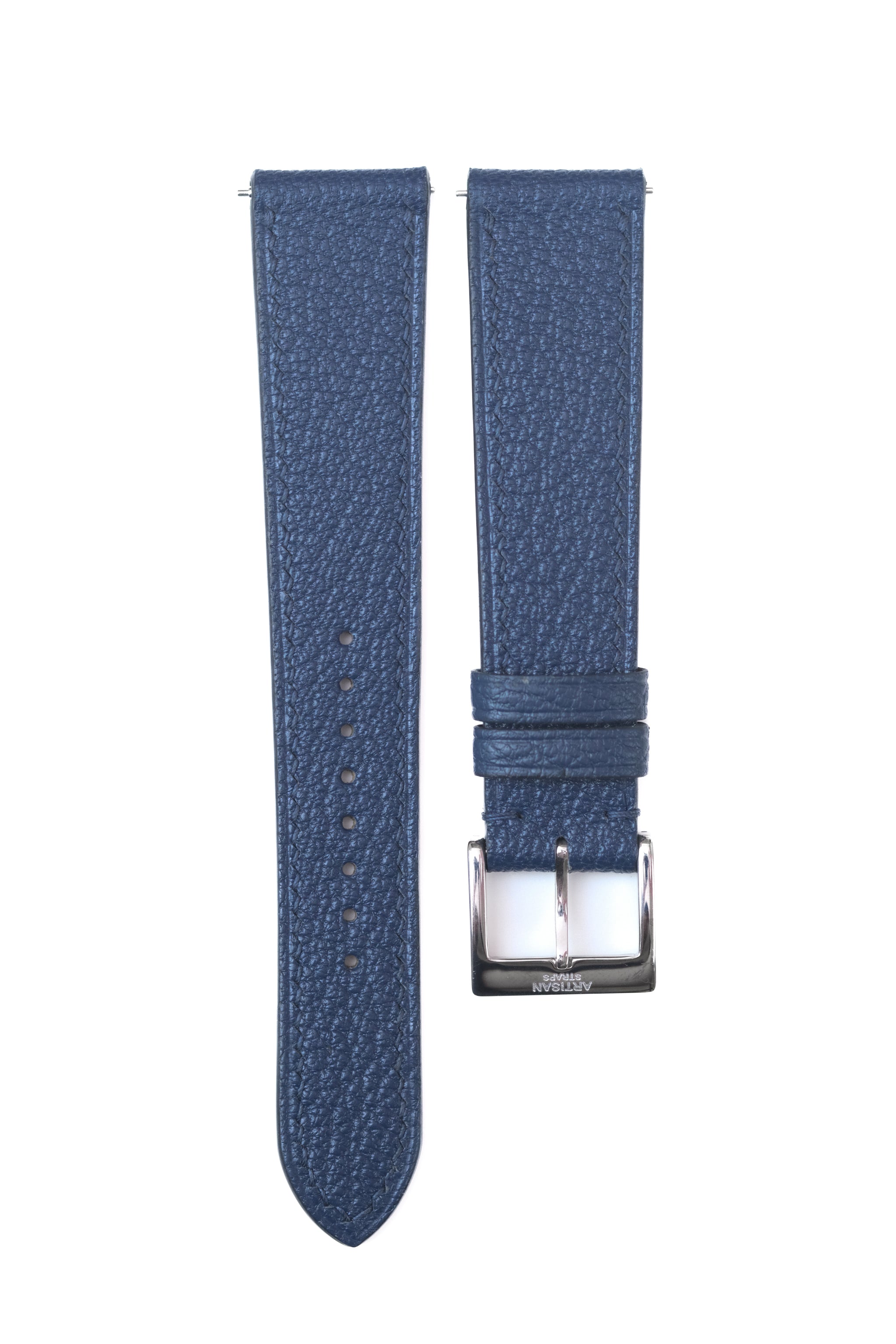 Navy Chèvre Leather Strap