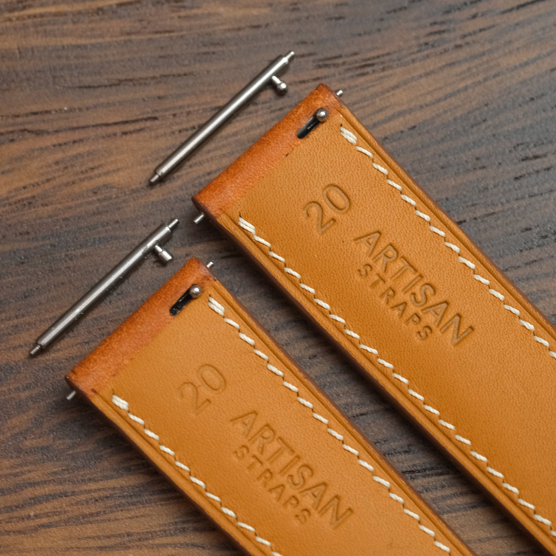 Dark Red Lizard Leather Strap - Artisan Straps