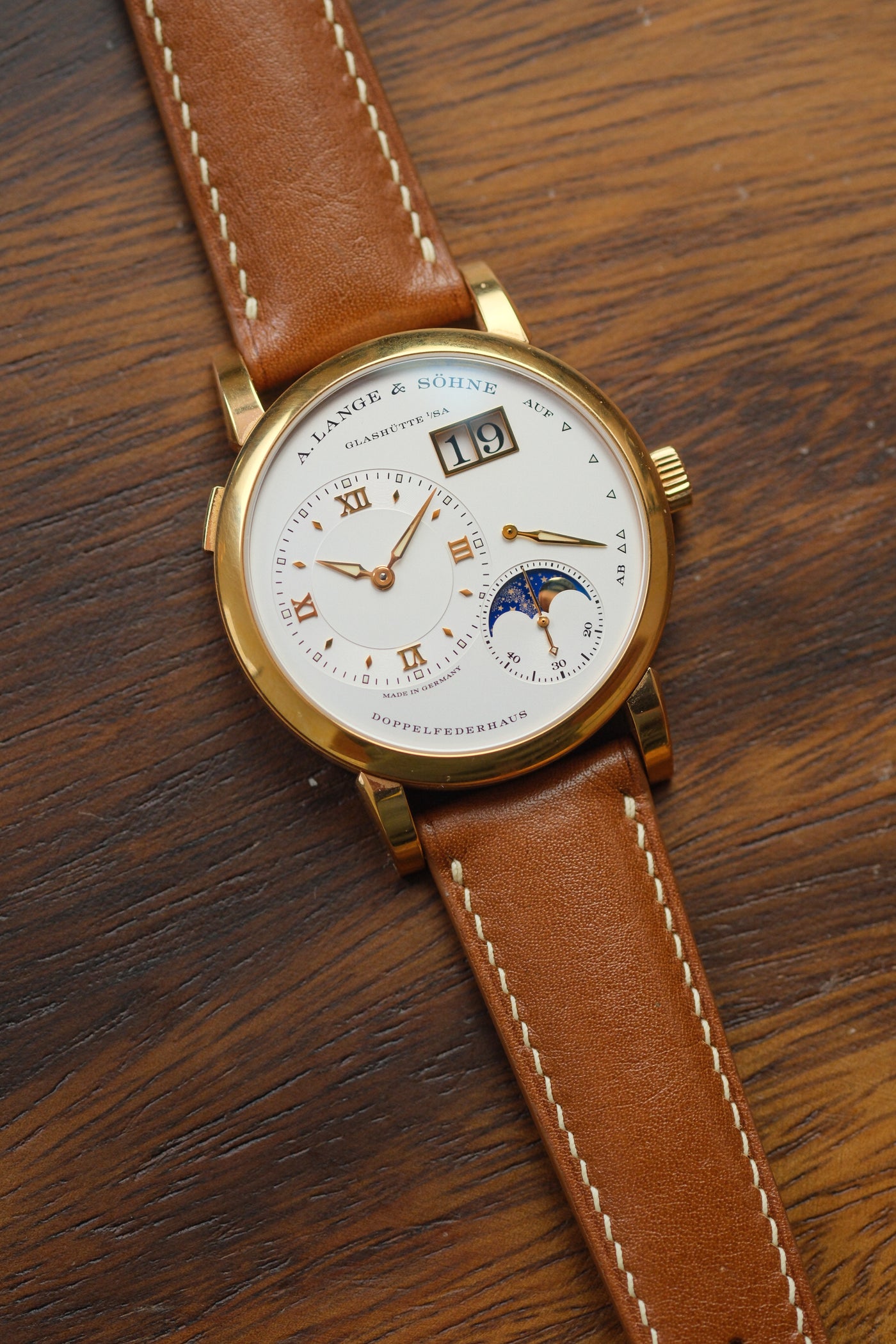 Whiskey Brown Kangaroo (Padded) Leather Strap (Made-to-Order)