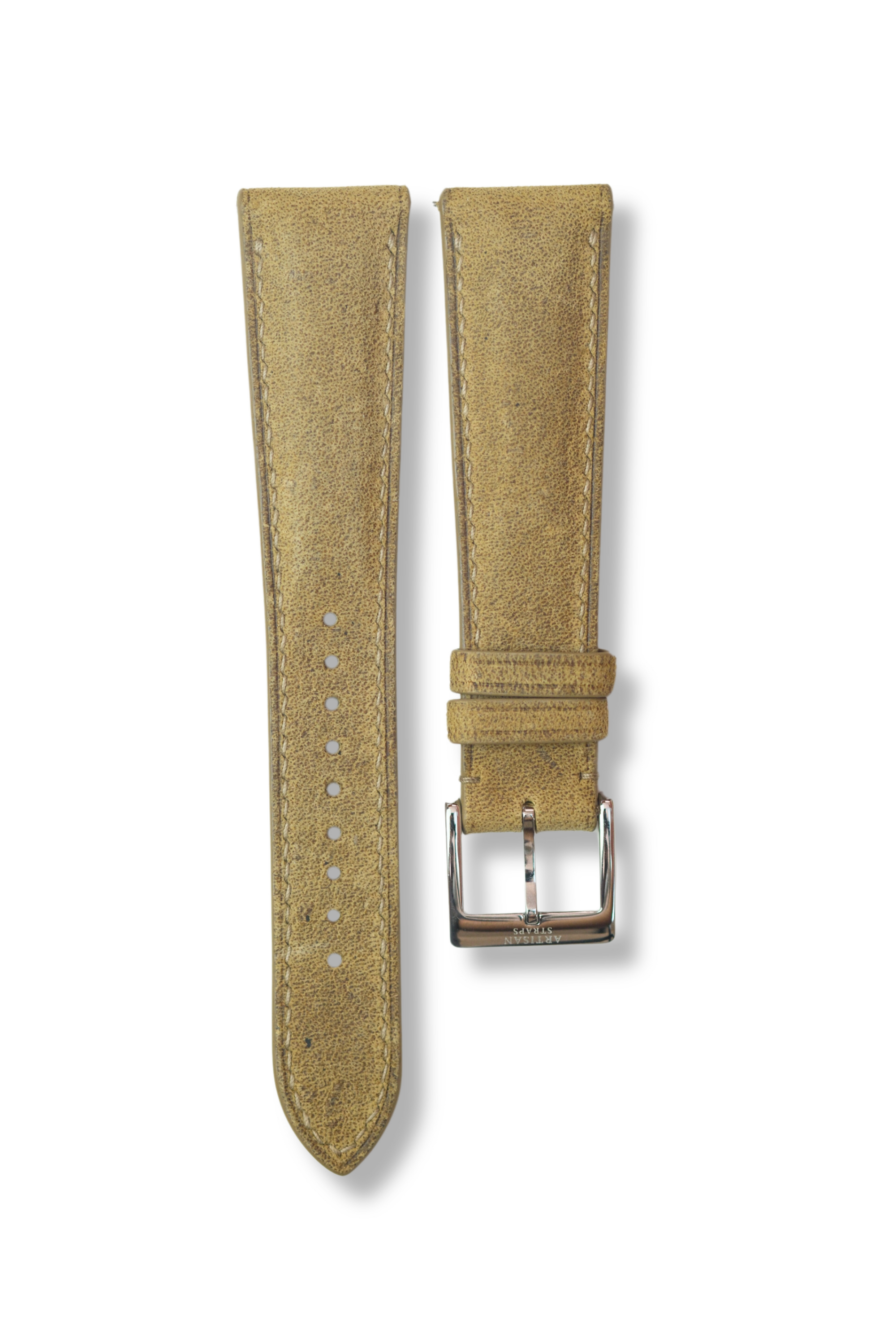 Desert Sand African Kudu (Padded) Leather Strap (Made-to-Order)