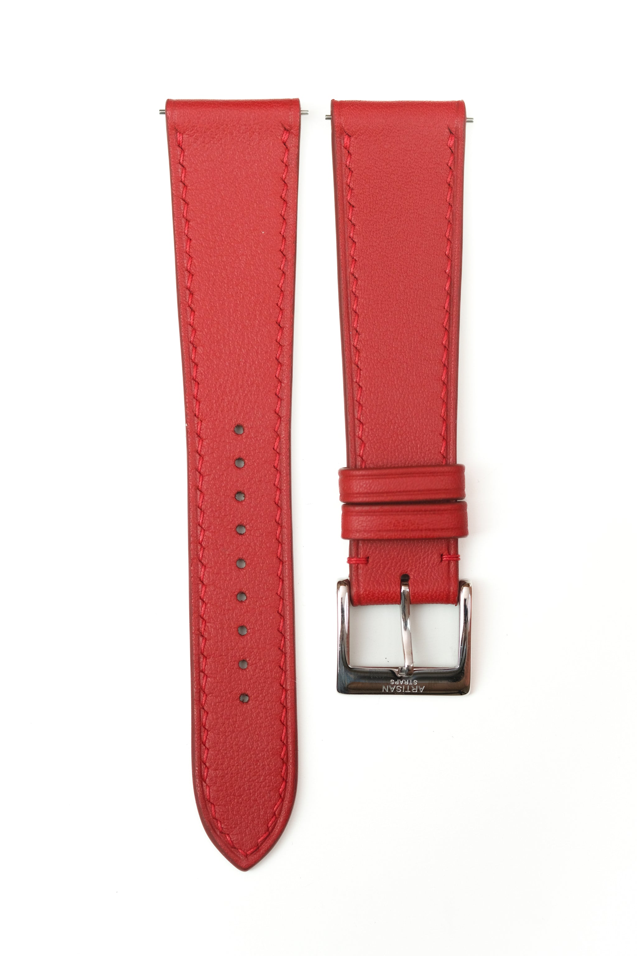 Red Swift Leather Strap